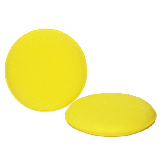 Round foam applicator pad - Yellow 4"